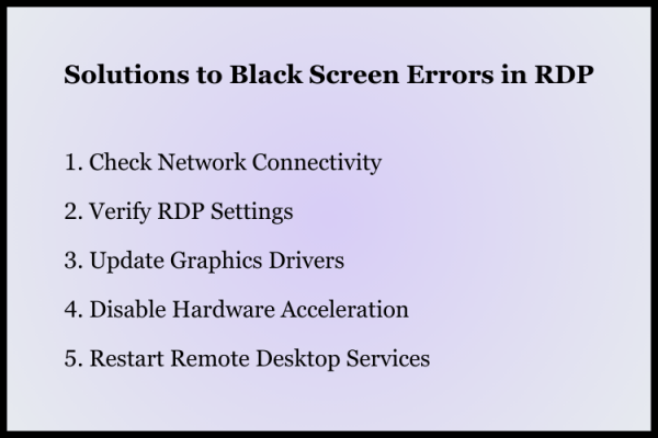 How To Fix Black Screen Errors in RDP Best Ways | Buy Cheap RDP | Buy